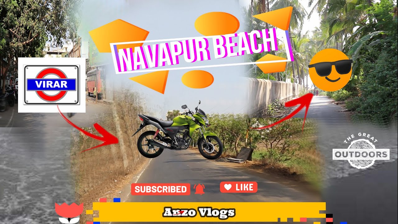 Navapur Beach | Virar | Virar To Navapur Beach Route - YouTube