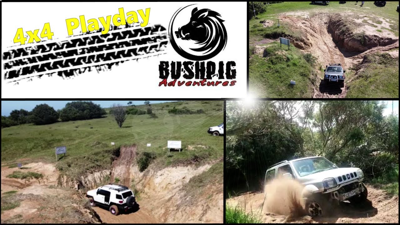 Playday at Bushpig 4x4 Adventures - let's see how the Pajero do with ...