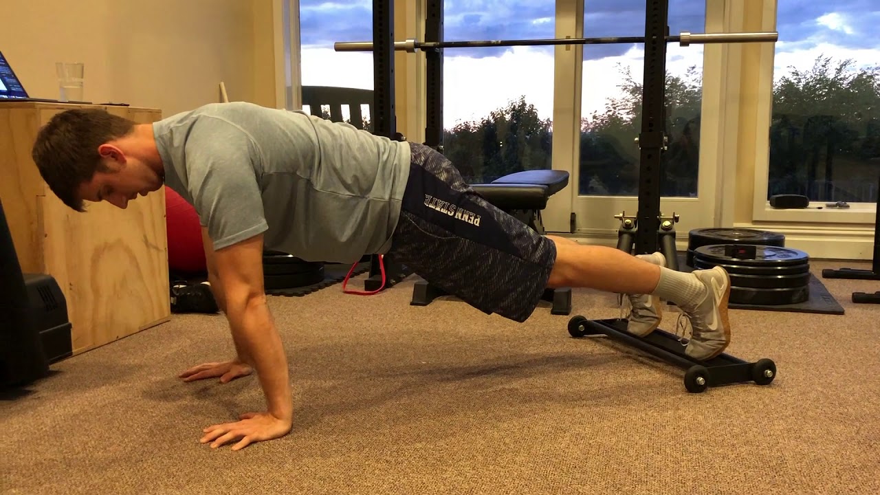 Slider Knee Tucks - YouTube