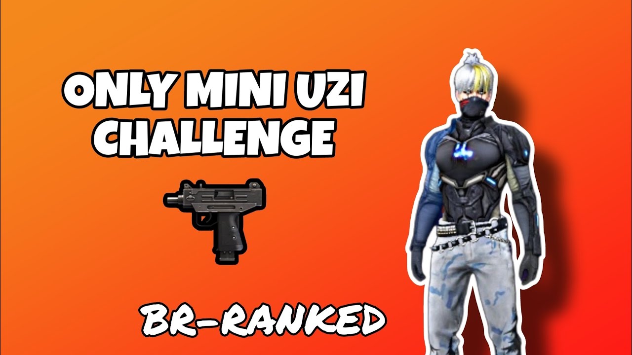 Only Mini Uzi Challenge In Free Fire Br-Ranked - YouTube