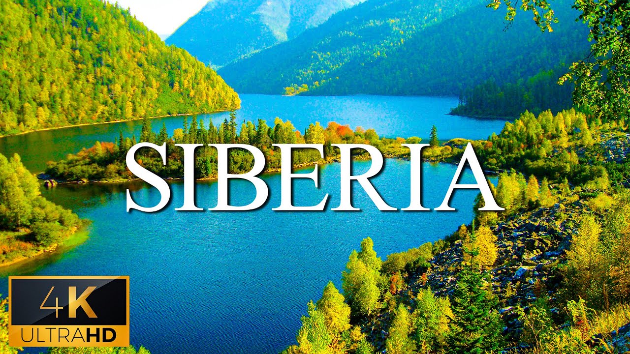 FLYING OVER SIBERIA (4K UHD) - Scenic Relaxation Film With Calming ...