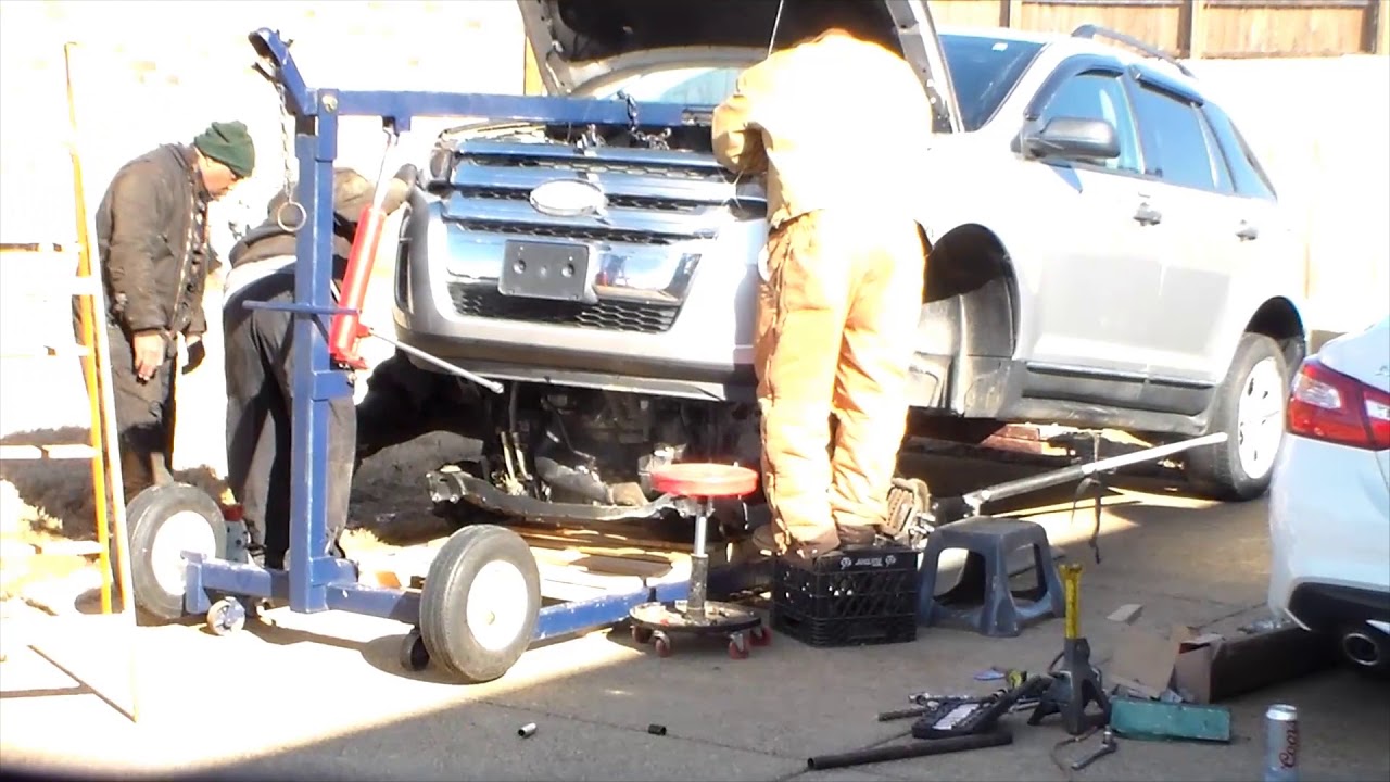 2017 Ford edge motor replacement, part 3 - YouTube