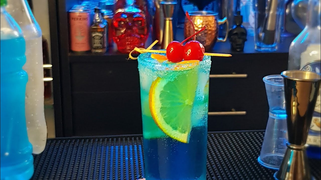 Preparando COCTEL PITUFO🍹😋🔥(coctel refrescante)🤤 - YouTube