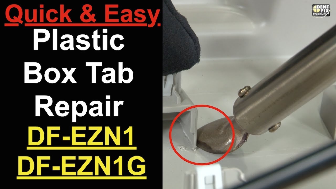 Quick & Easy Box Tab Repair (Plastic Welding) - YouTube