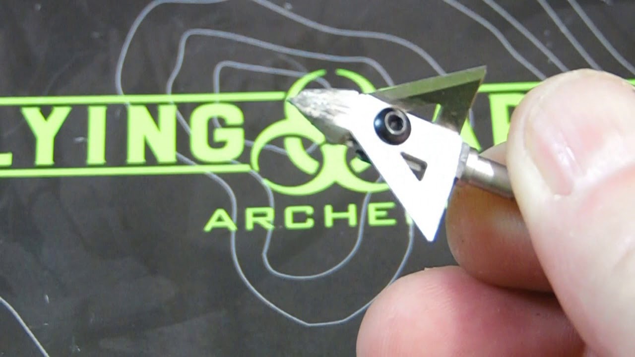 Flying Arrow Archery Orion 3 blade broadhead - YouTube