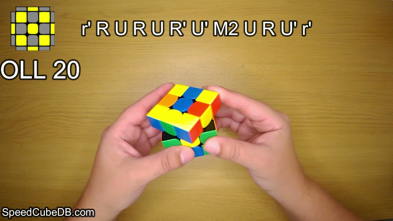 OLL Algorithms - OLL 20 - YouTube