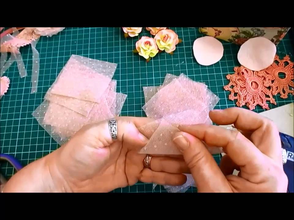 Shabby Chic Twisted Flower Tutorial - jennings644 - YouTube