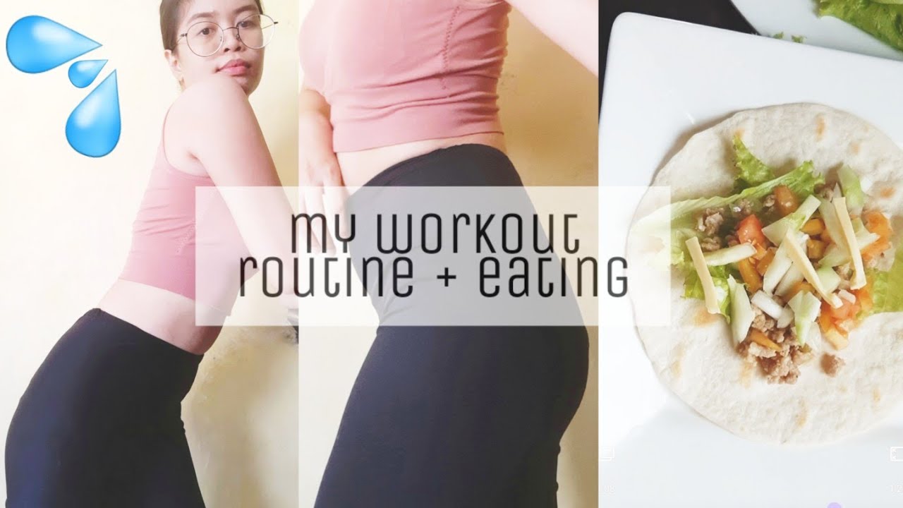 weekly vlog (workout routine, eating) - silent vlog | Kat Aquino - YouTube