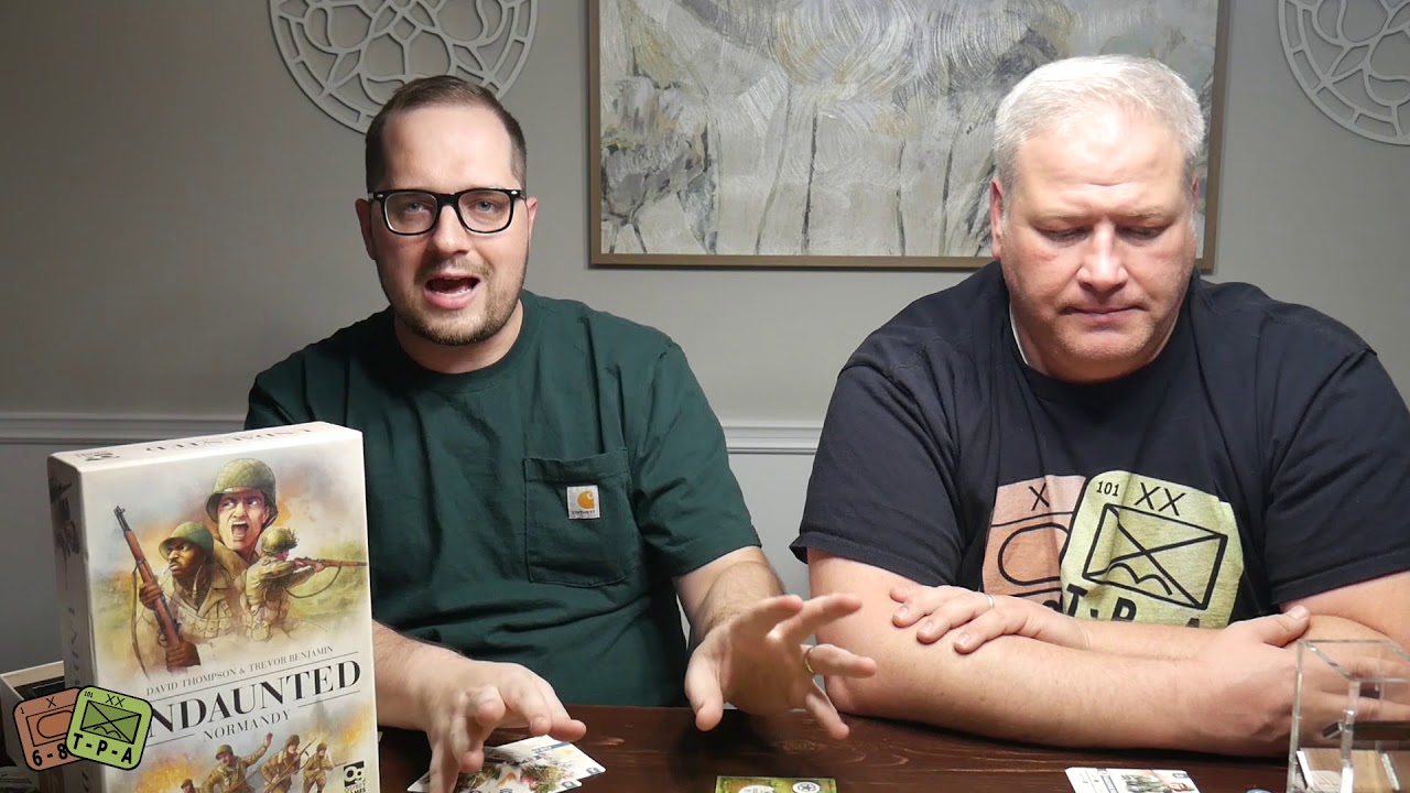 Review: Undaunted Normandy from Osprey Games - The Players' Aid - YouTube