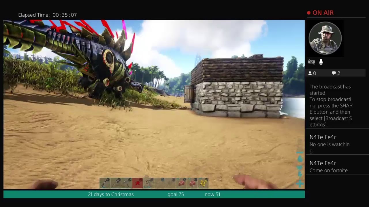 Ark live stream come watch 24 hour challenge - YouTube