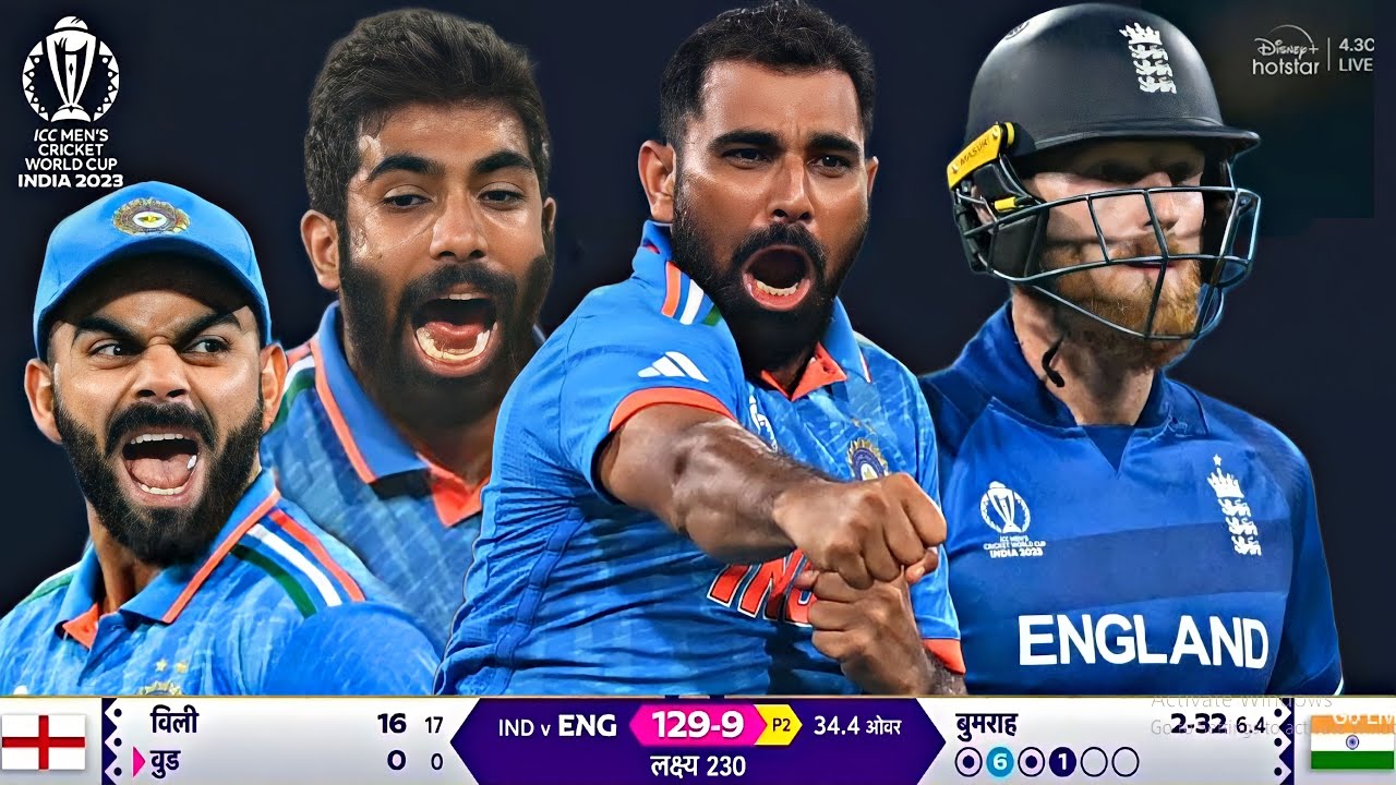 India vs England World Cup 2023 Full Match Highlights, IND vs ENG WC ...