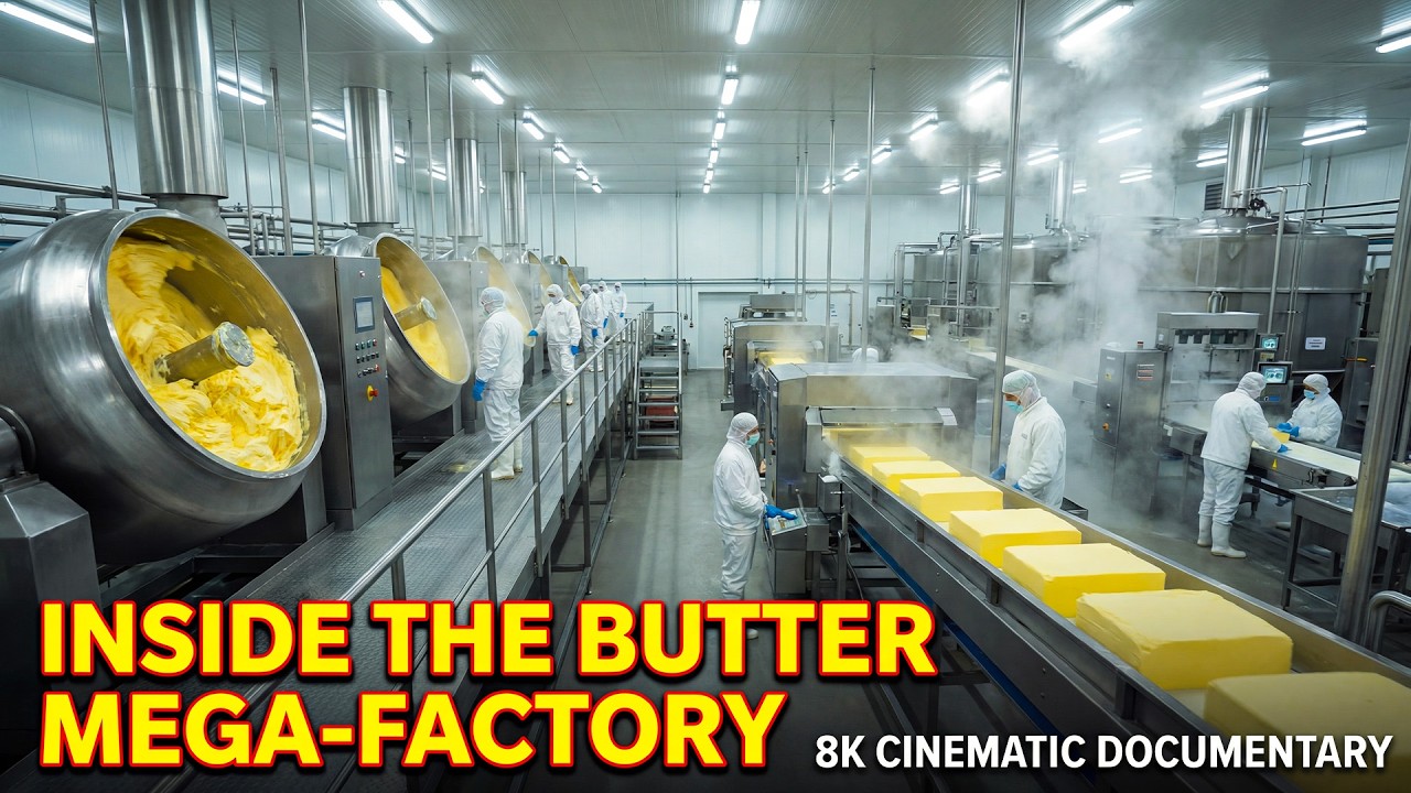How Butter Is Made in Mega Factory | Massive Industrial Butter ...