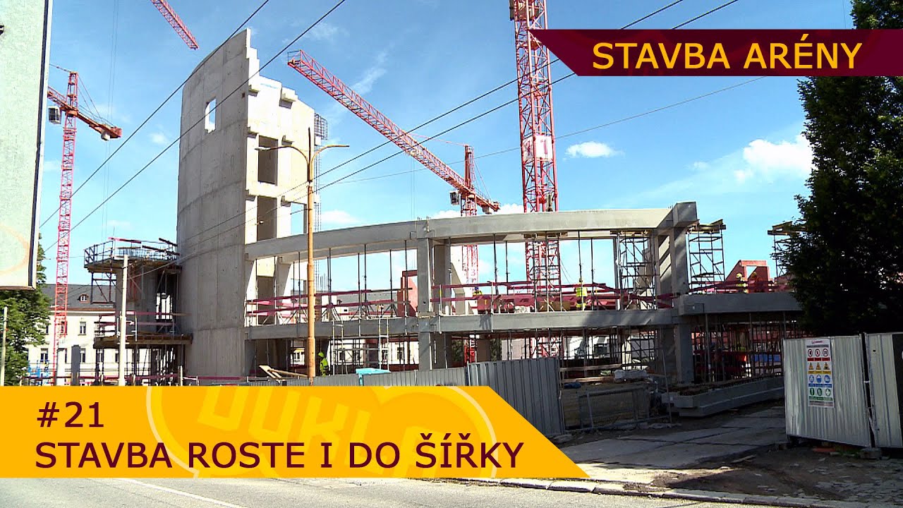 Stavba arény - #21 (Stavba roste i do šířky) - YouTube