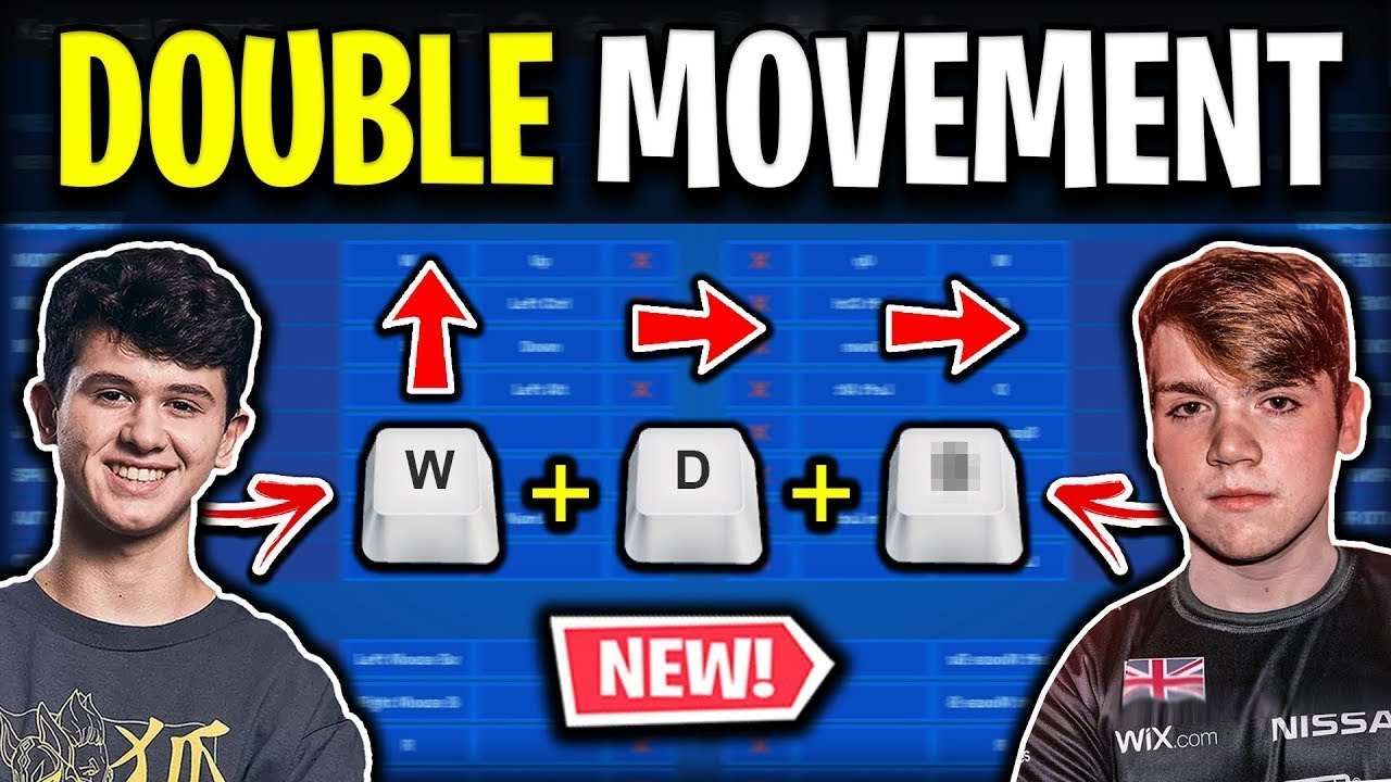 The BEST Double Movement Settings In Fortnite! Wooting - YouTube