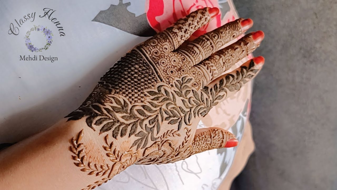 back hand mehdi design | mehndi design gorgeous | Easy and attractive ...