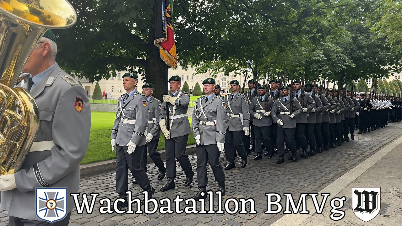 Regimental salute – March out of the Bundeswehr Guard Battalion 2025 ...
