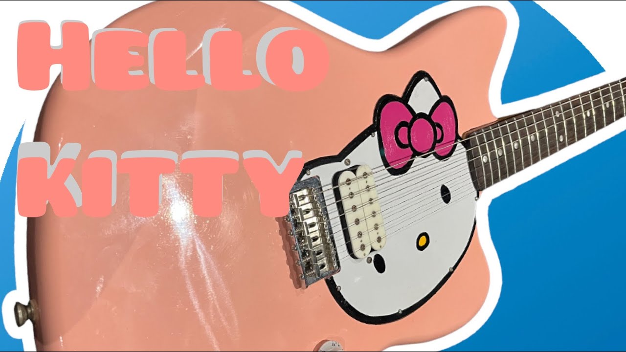 Hello Kitty Jazzmaster | Custom Made - YouTube