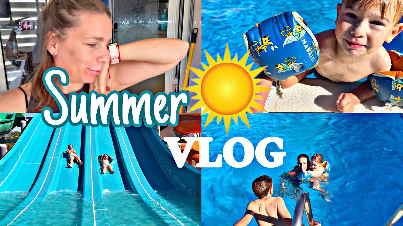SUMMER VLOG 6🌴☀️ Planes con niños 🛝💧 VLOG DIARIO de verano - YouTube