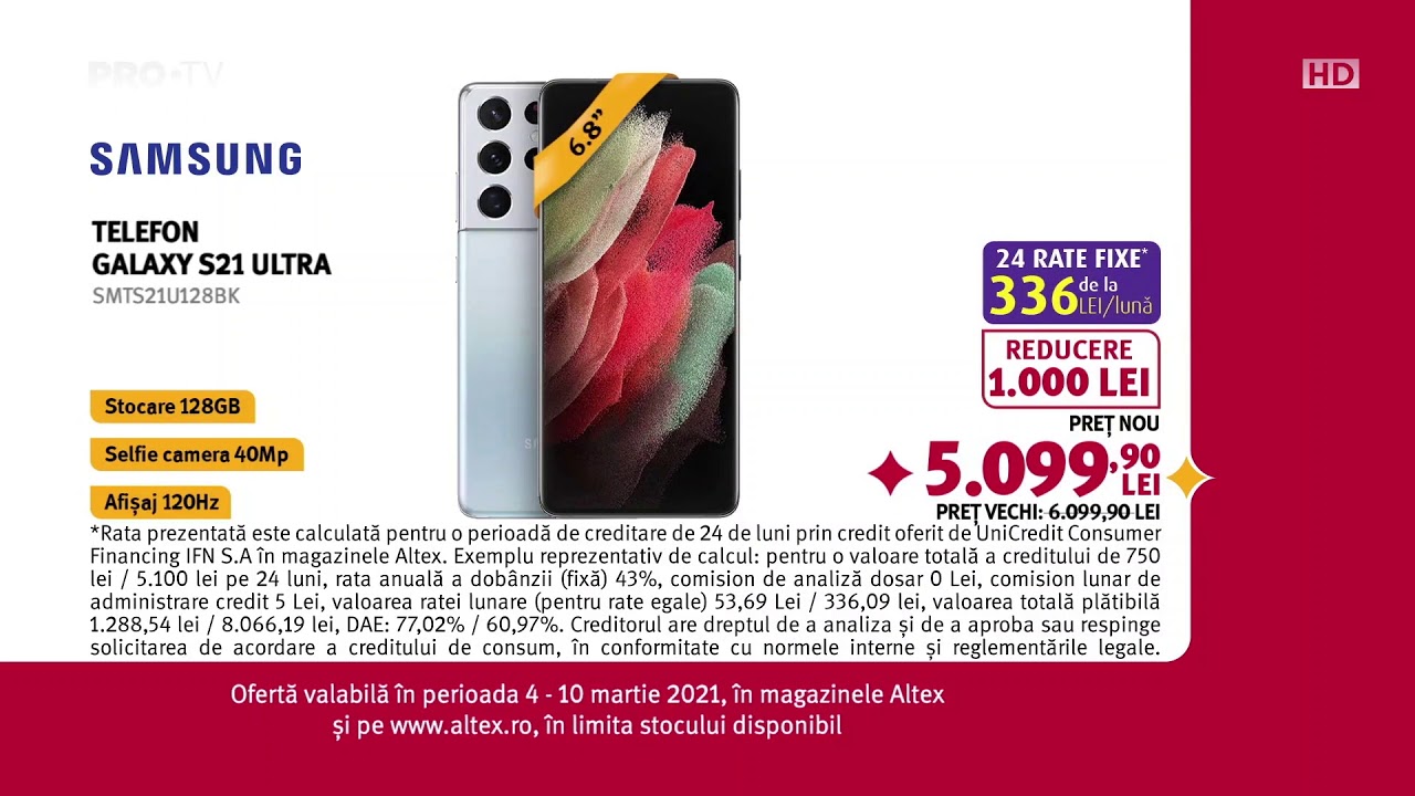 Reclama Altex - Oferta 4-10 martie - YouTube