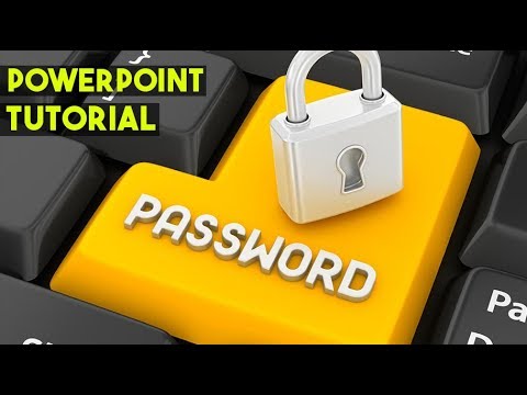 How to set Password in PowerPoint 2016 - #QuickTip12 - YouTube