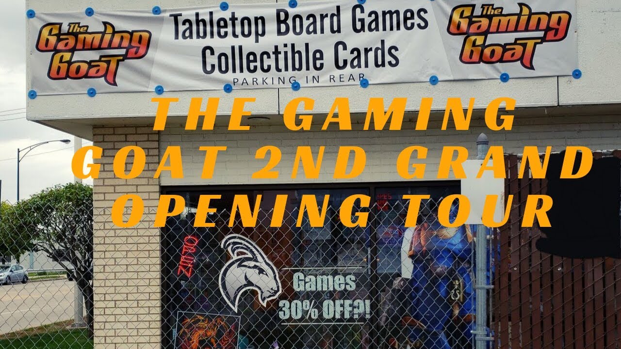The Gaming Goat Chicago 2nd grand opening tour - YouTube