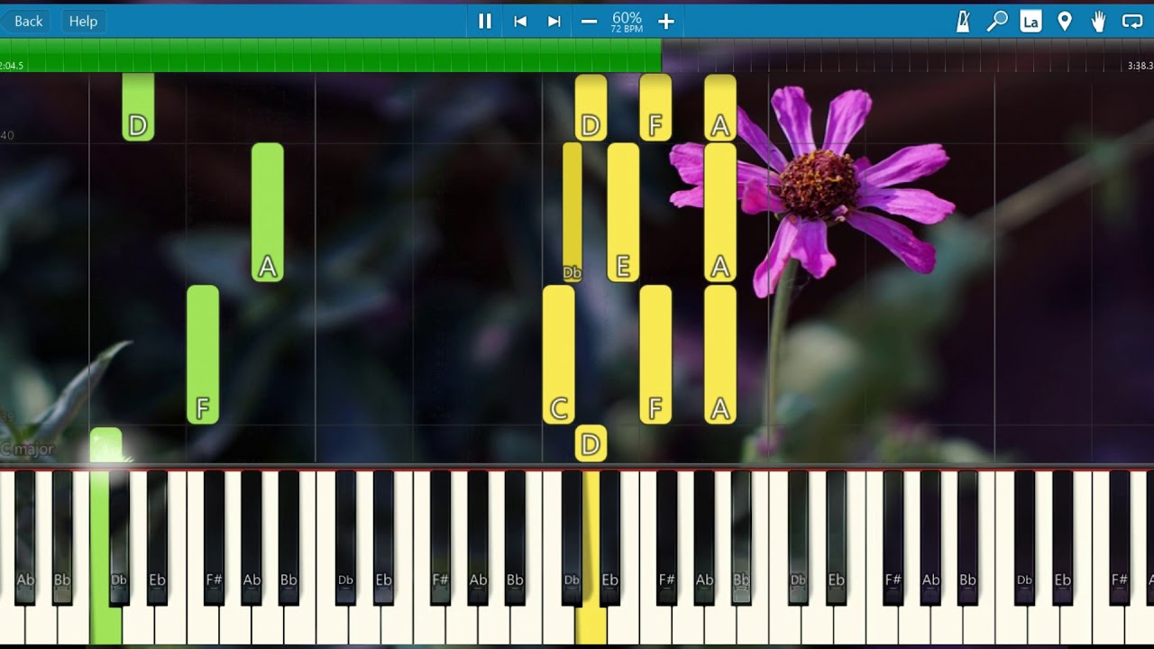 "Wildflower" -- Skylark [EASY Piano] - YouTube