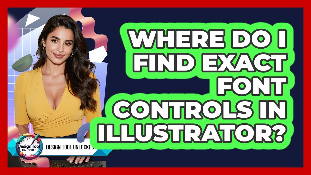 Where Do I Find Exact Font Controls In Illustrator? - YouTube
