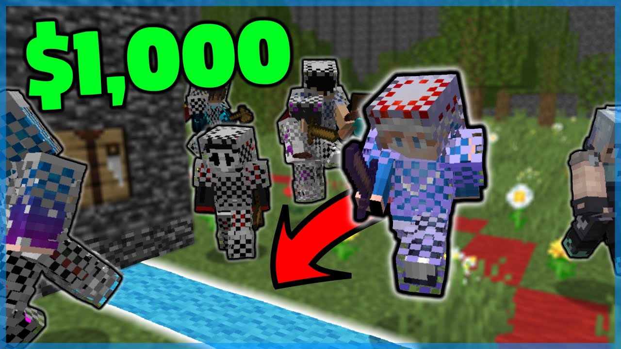 Last to Stop Running Around the Circle Wins $1,000! | Minecraft Circle ...