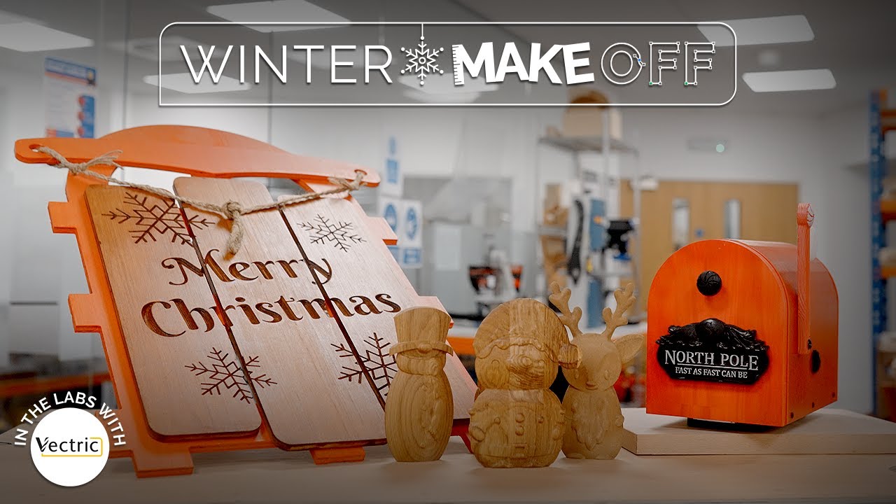 Advanced CNC FREE Projects | Winter MAKE OFF | In The Labs with Vectric ...