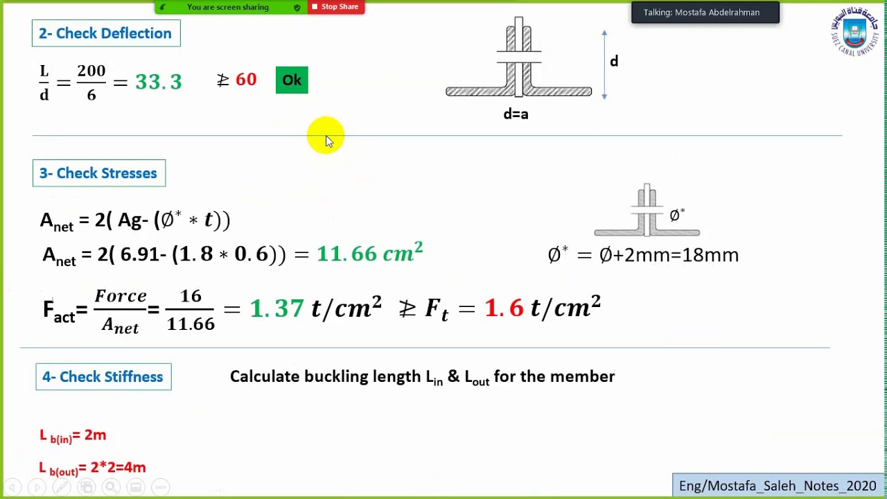 13 Solved Examples, Design Tension member - YouTube