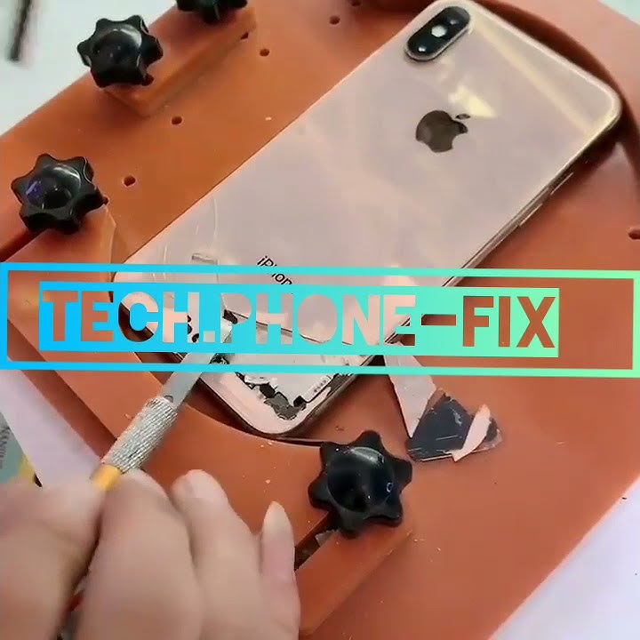 IPHONE XS MAX BACK GLASS REPLACEMENT .. HOW CAN REPLACE IPHONE XS MAX BACK GLASS - YouTube