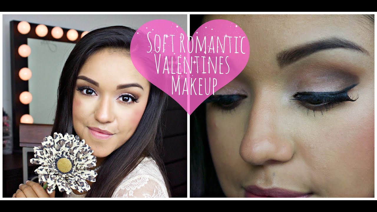 Soft Romantic Valentines Makeup Tutorial | Collab - YouTube