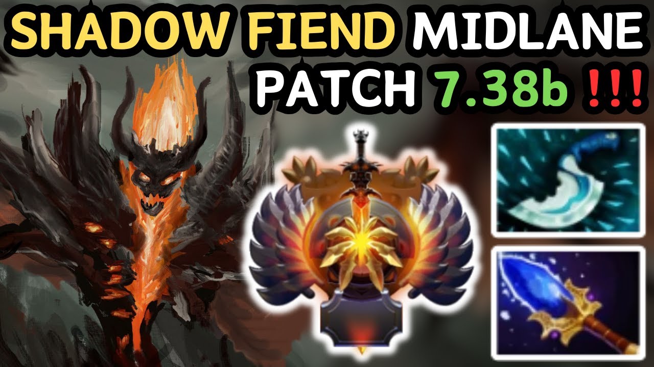 🔥 IMMORTAL SHADOW FIEND Midlane Gameplay Magic Build 🔥 Shadow Fiend ...