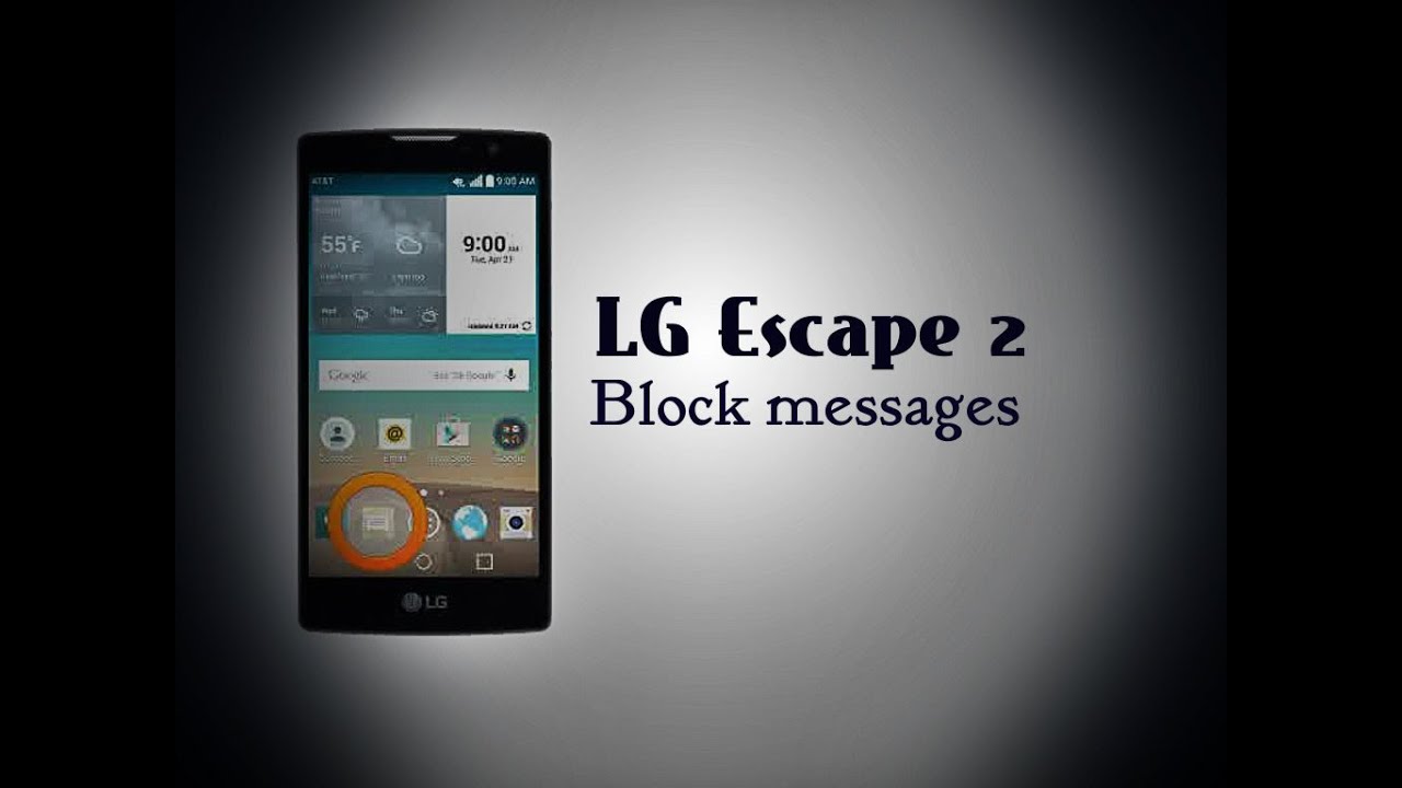 LG Escape 2 (H443) Block messages - YouTube