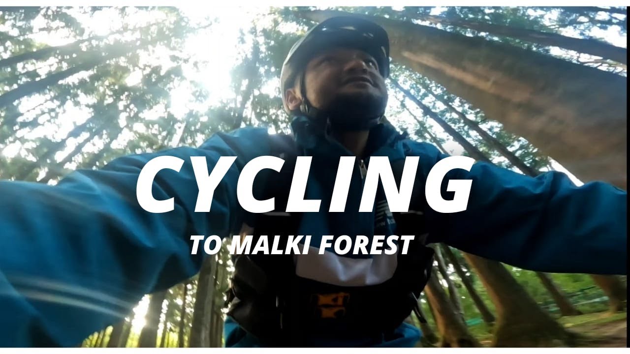 Cycling from Laitkor to Malki forest Shillong - YouTube