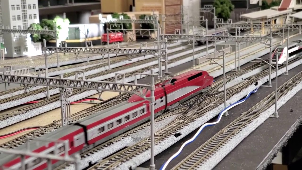 New York Central, Thalys PBA, Amtrak, TGV Lyria - N-scale catenary on N ...