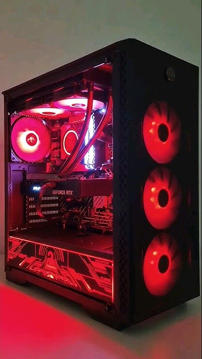 Amazing Red Gaming PC 🔥#gamingsetup #uae #shorts - YouTube