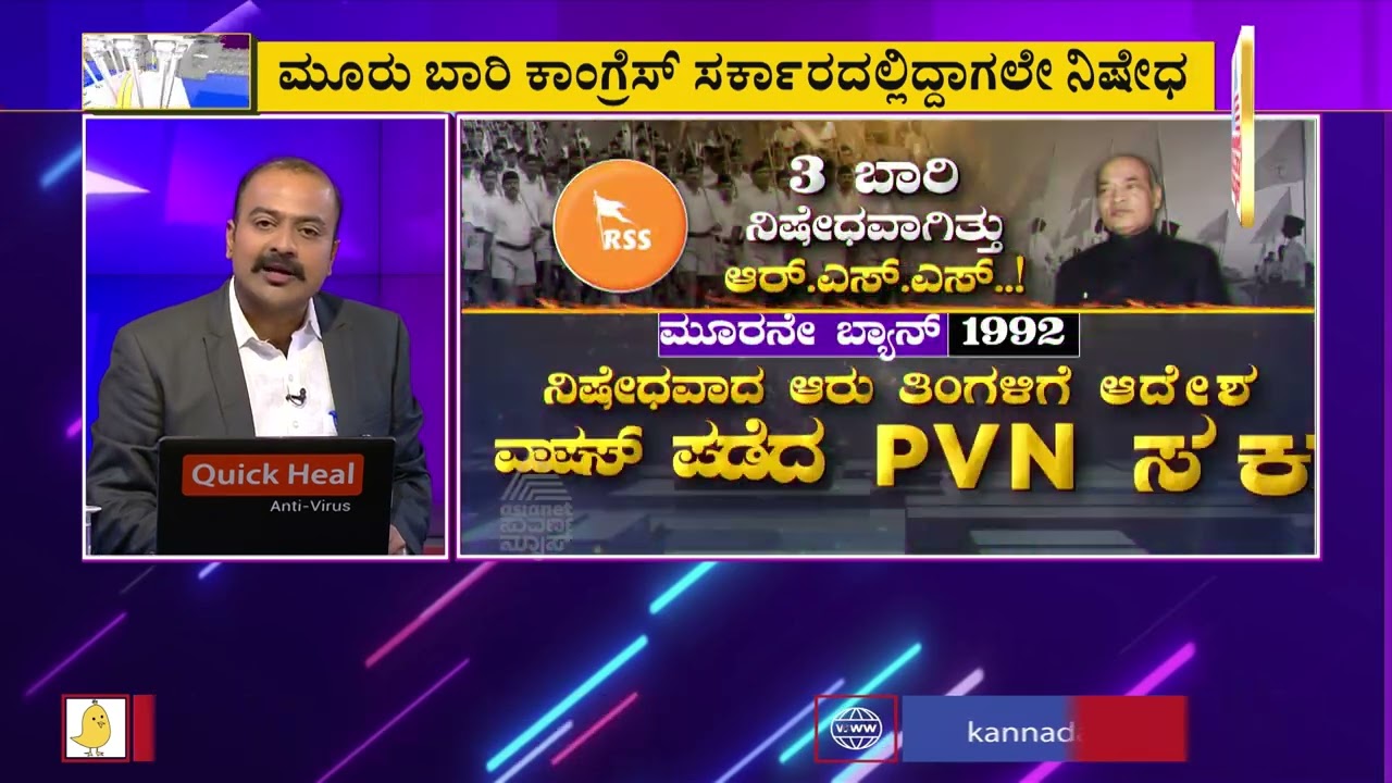 3 ಬಾರಿ ನಿಷೇಧವಾಗಿತ್ತು RSS | RSS Was Banned Three Times In The Past ...