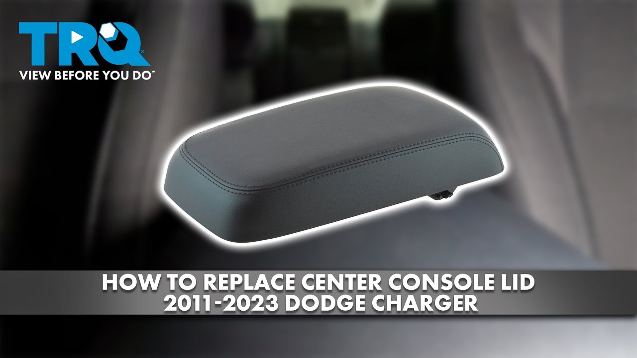 How to Replace Center Console Lid 2011-2023 Dodge Charger - YouTube