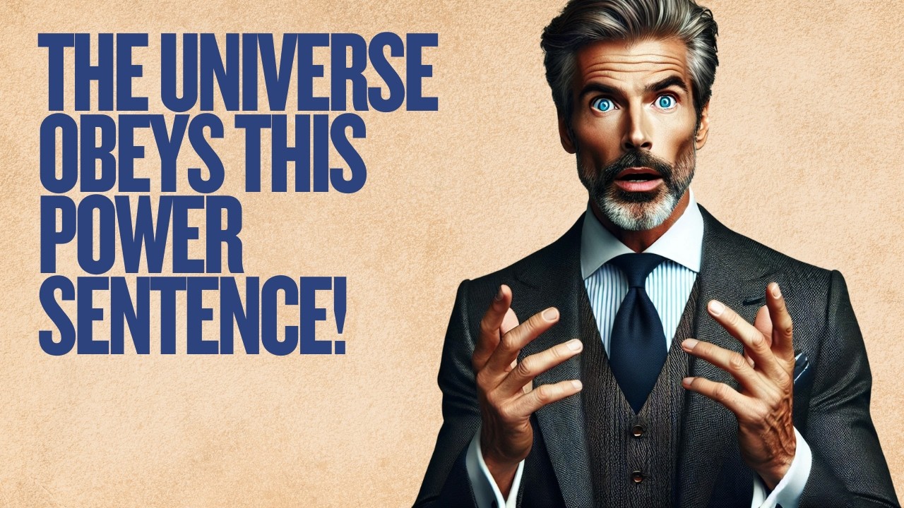 Use This ONE Sentence & The Universe Will Obey You! - YouTube