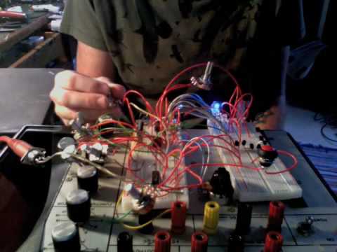 SN76477 drum machine prototype - YouTube