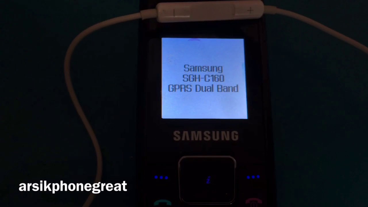 Samsung SGH-C160 - Вкл, выкл / On, off - YouTube