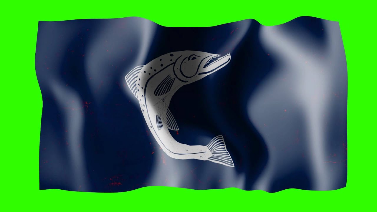 Game of Thrones - House Tully Waving Flag - YouTube