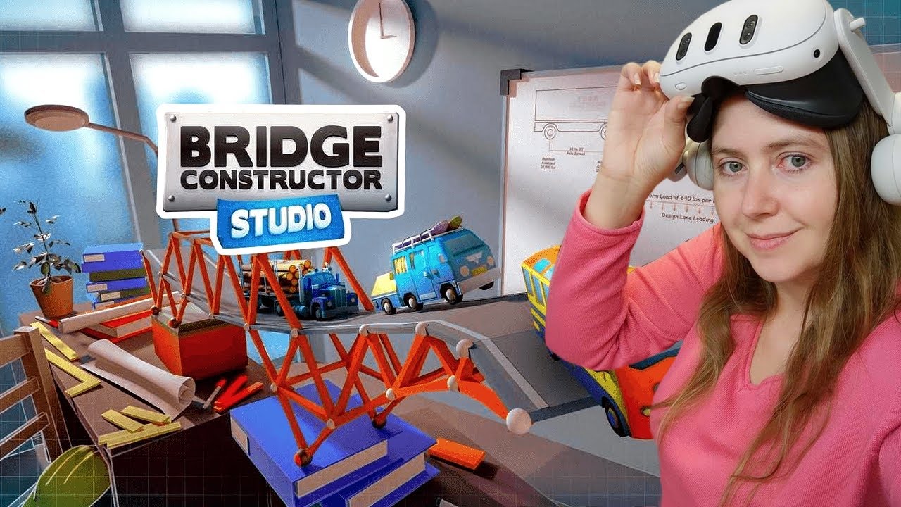Bridge Constructor Studio - Brücken bauen will gelernt sein [Quest 3 | Livestream] - YouTube