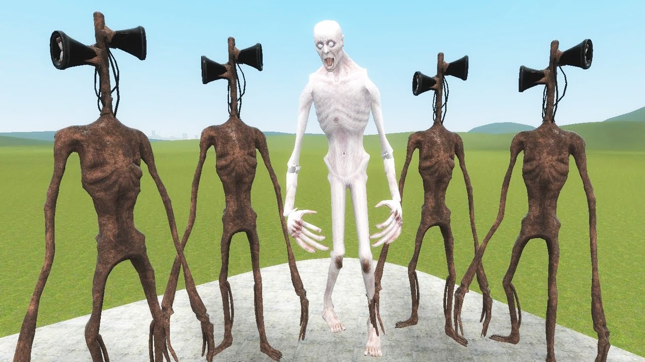 SCP-096 VS Siren Head [Trevor Henderson & SCP Foundation] on Garry's ...