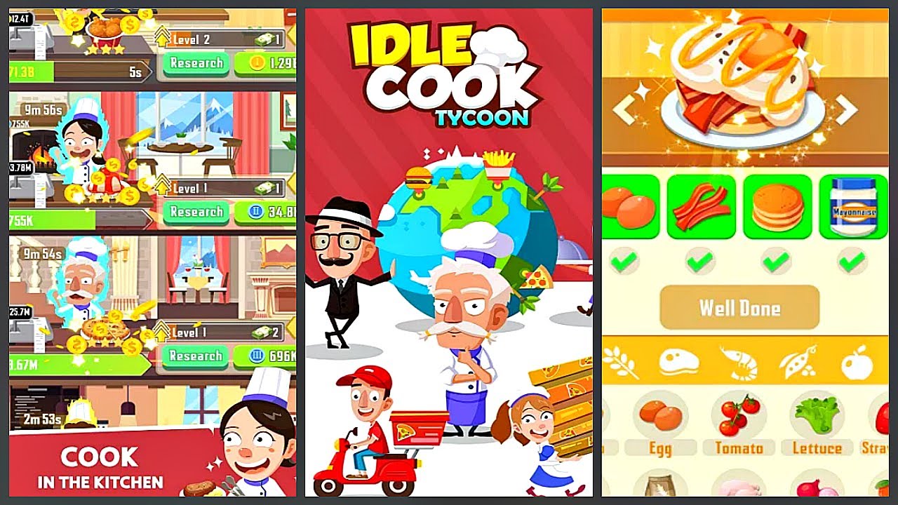 Idle Cook – Idle Cooking in Cooking games (Gameplay Android) - YouTube