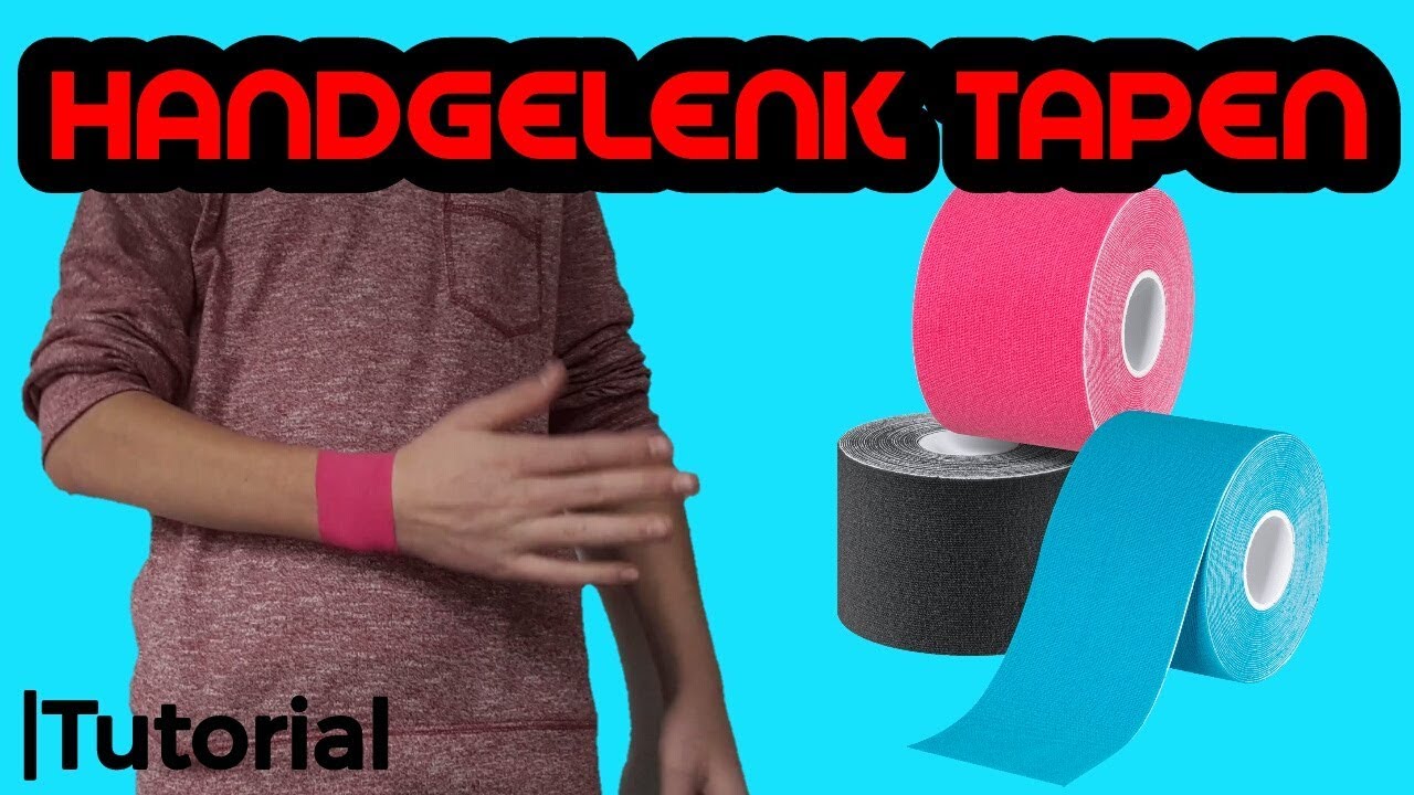 Handgelenk ganz einfach selbst tapen!!! Tutorial!? - YouTube