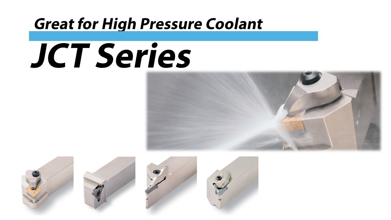 Great for High Pressure Coolant JCT Series Line-up expansion - YouTube