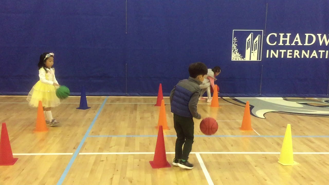 Dribbling skills, Kindergarden -PE, PYP - YouTube
