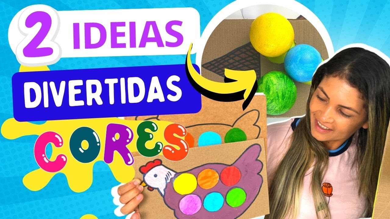 Como TRABALHAR as CORES na EDUCAÇÃO INFANTIL - YouTube